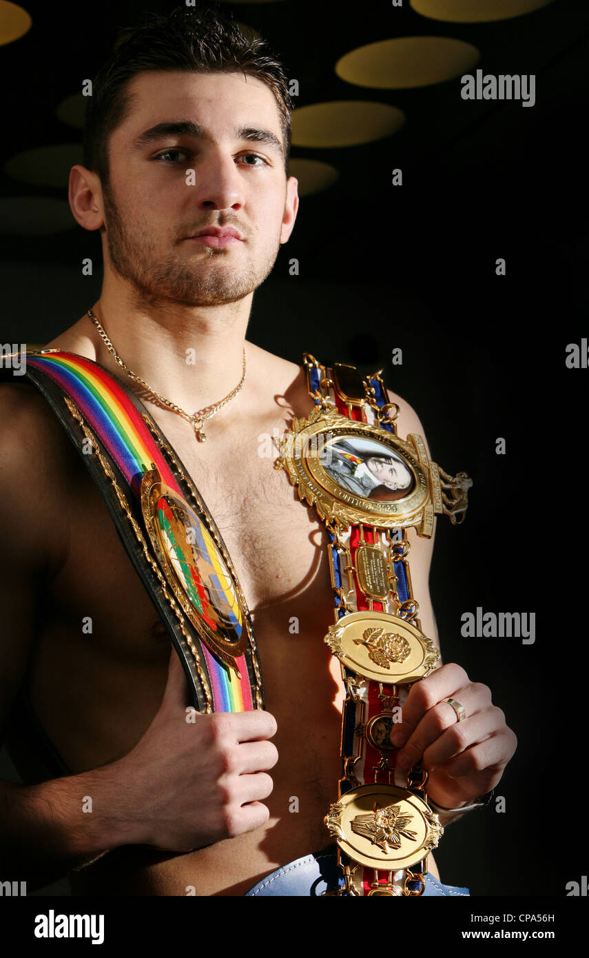 Wbo world light heavyweight champion nathan cleverly hi-res stock ...