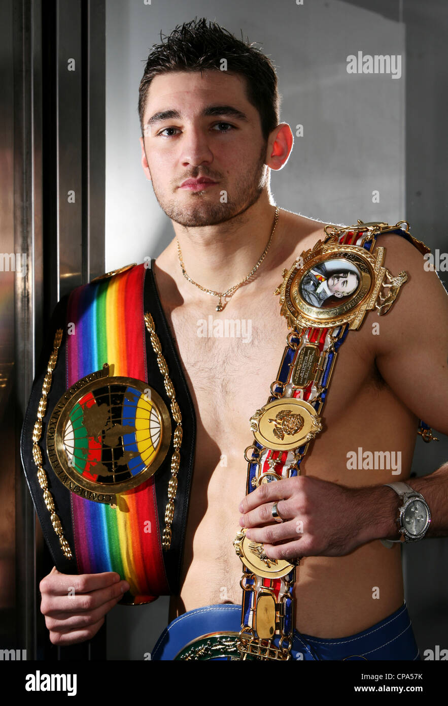 Wbo world light heavyweight champion nathan cleverly hi-res stock ...