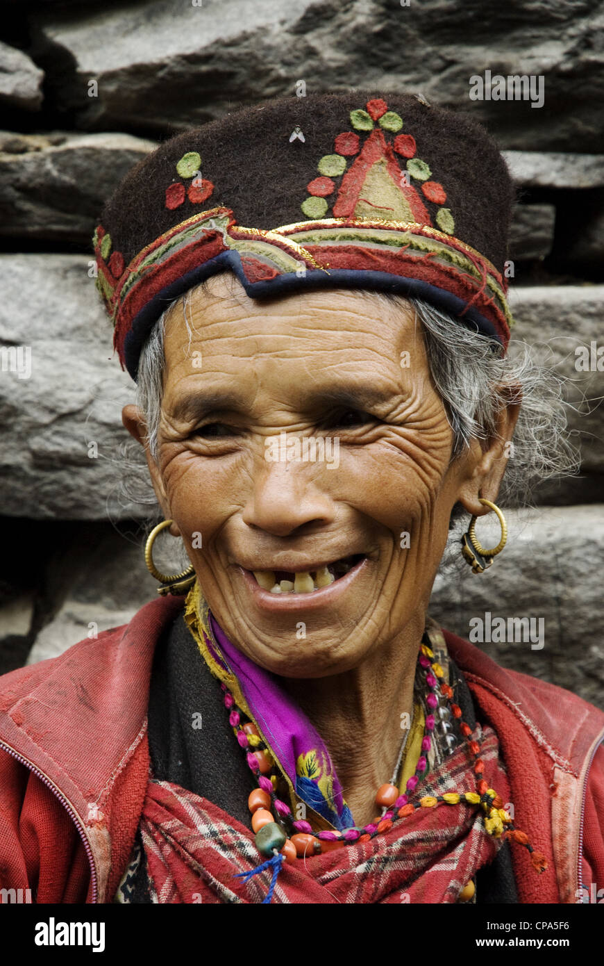 We meet again! Tamang woman, Gatlang, Tamang Heritage trek, Nepal. I ...