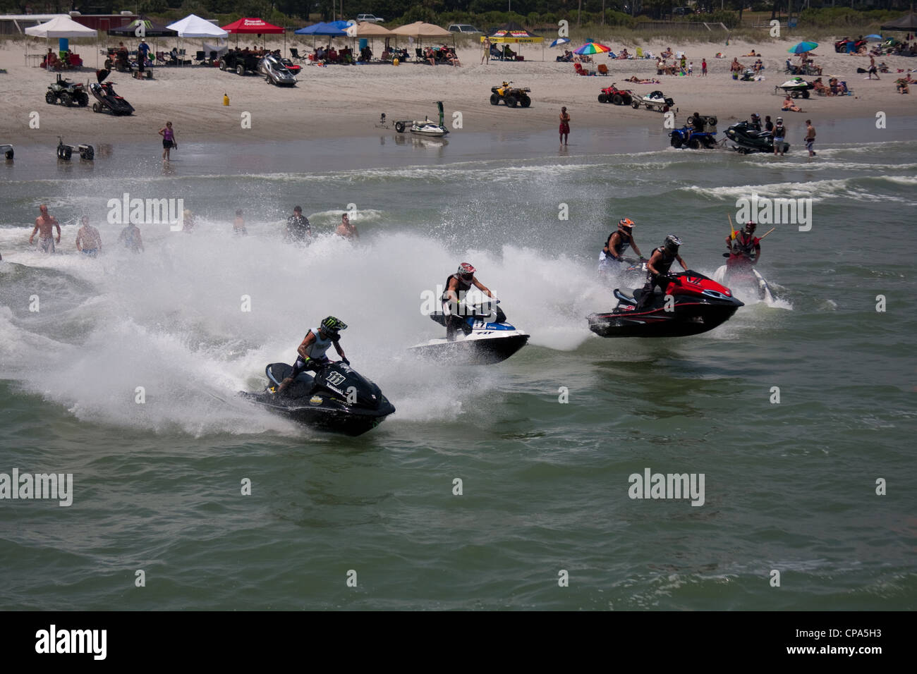 Hydro x tour jet ski racing preparing hi-res stock photography and ...