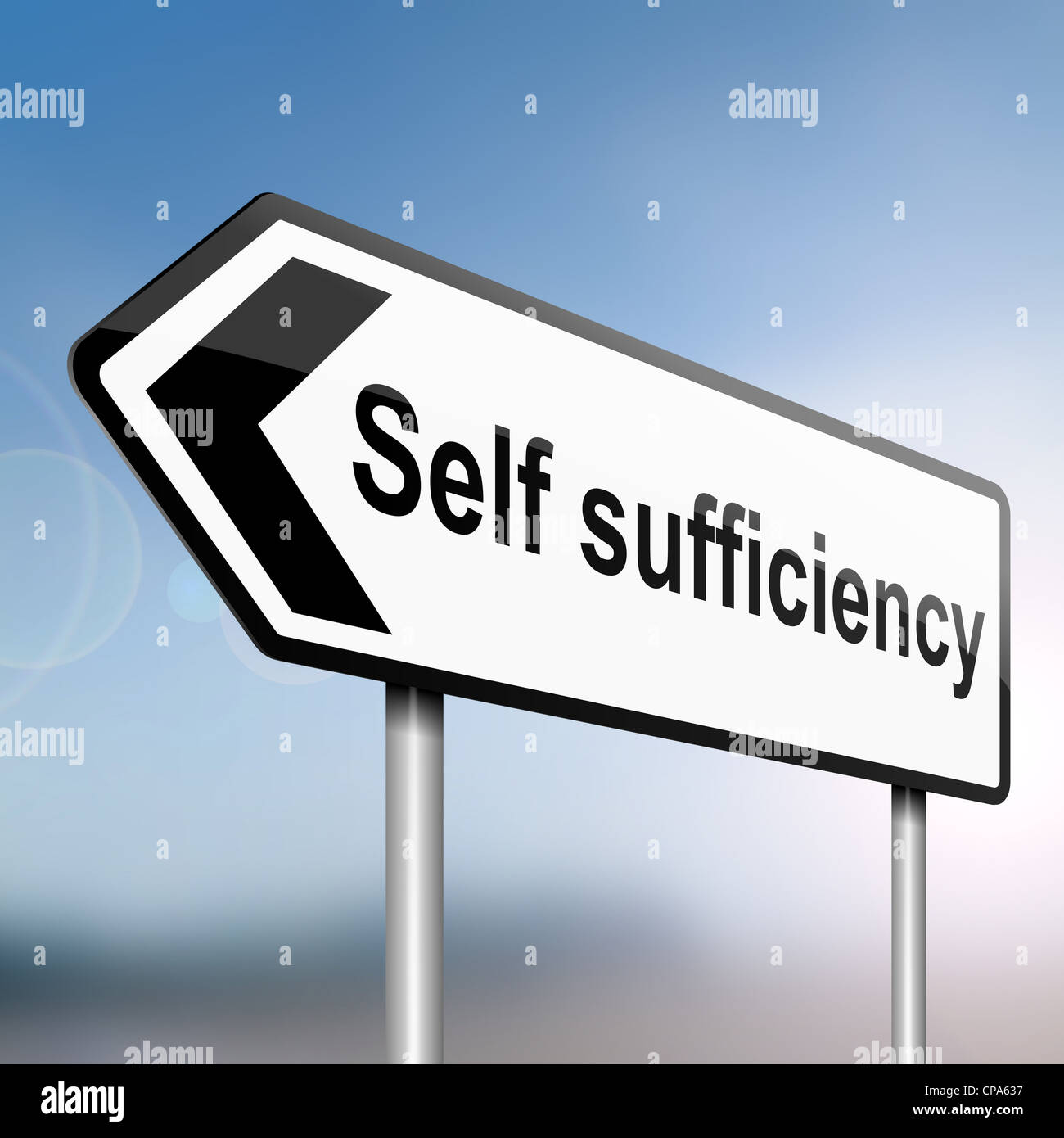 Concept self sufficiency hi-res stock photography and images - Alamy