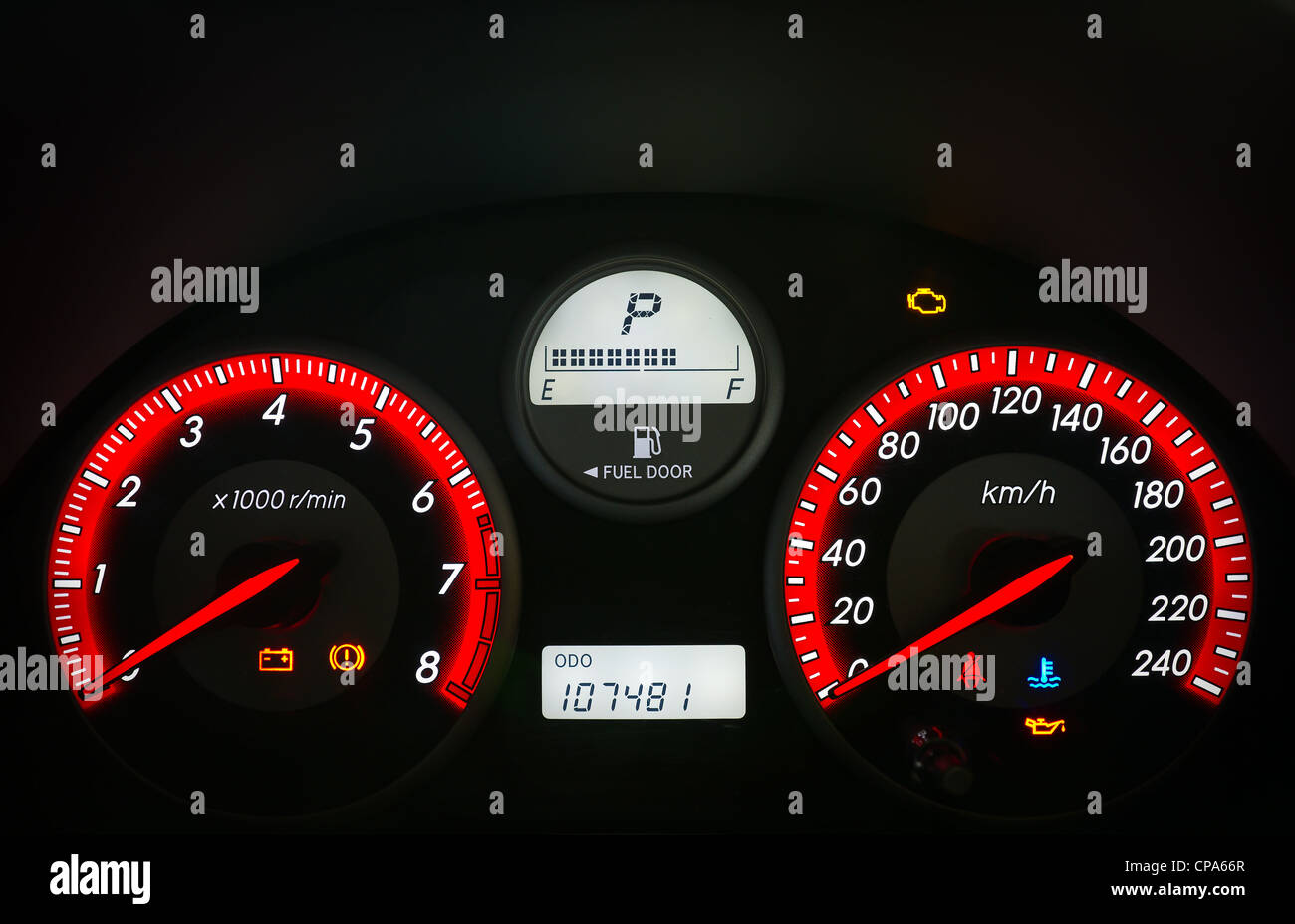 Car indicator dashboard hi-res stock photography and images - Alamy