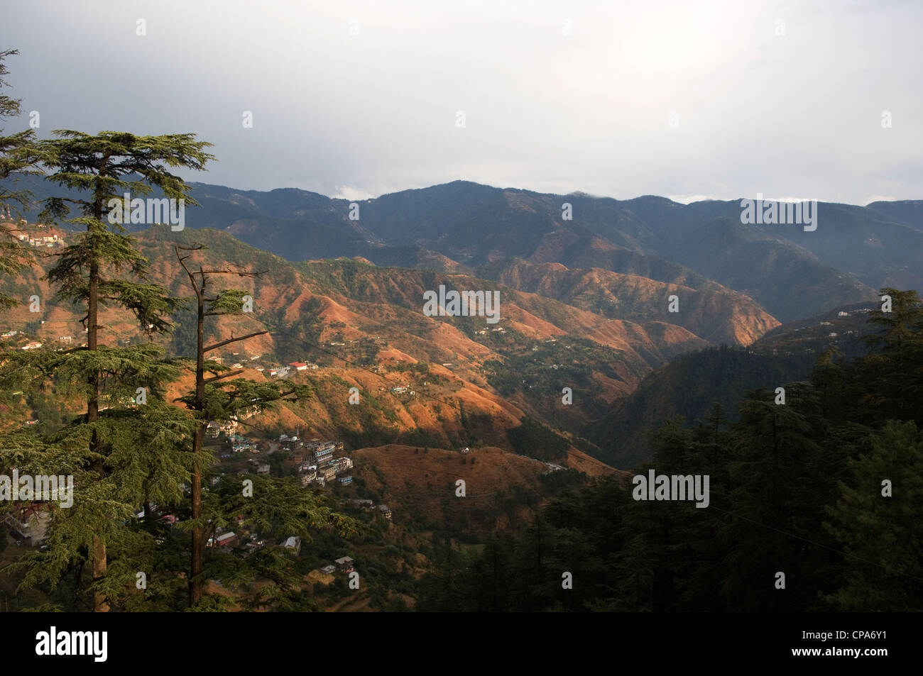 Shimla, former summer capital of the Raj in India Stock Photo - Alamy
