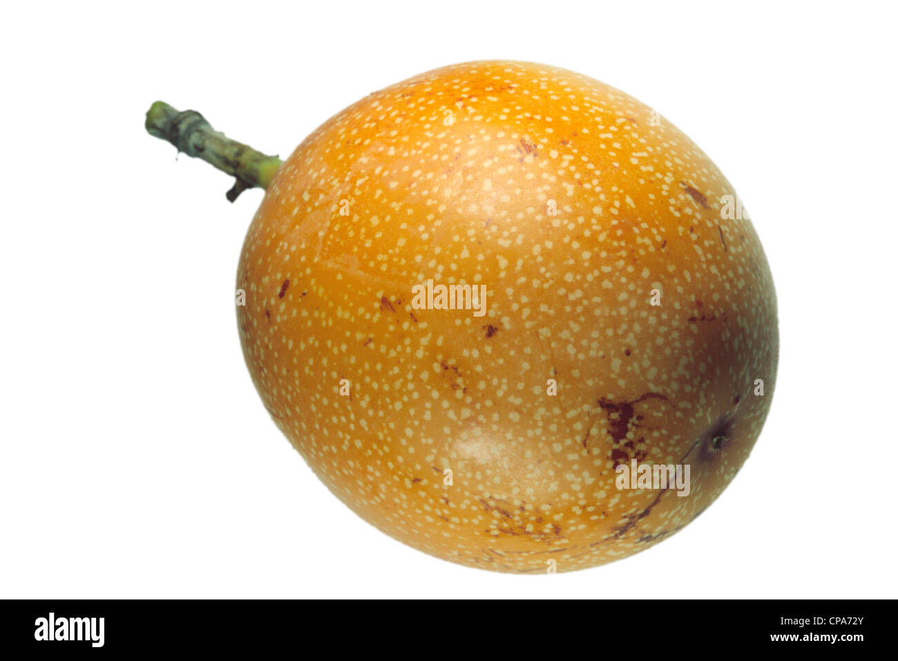 Esotic Fruit, Passion Fruit, Grenadilla, Passiflora ligularis, Isolated ...