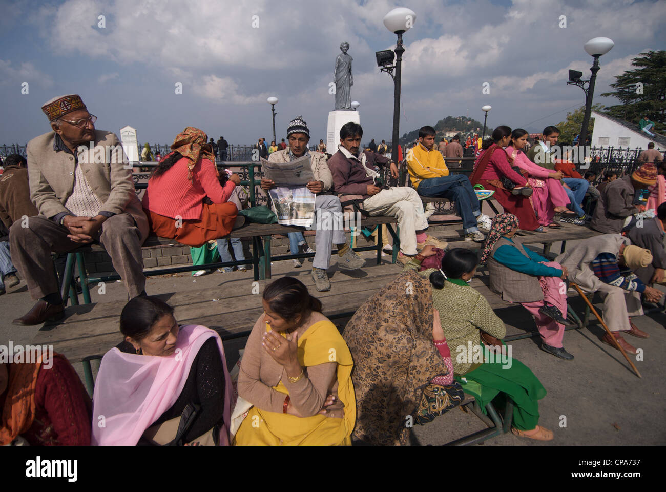 Shimla, former summer capital of the Raj in India Stock Photo - Alamy