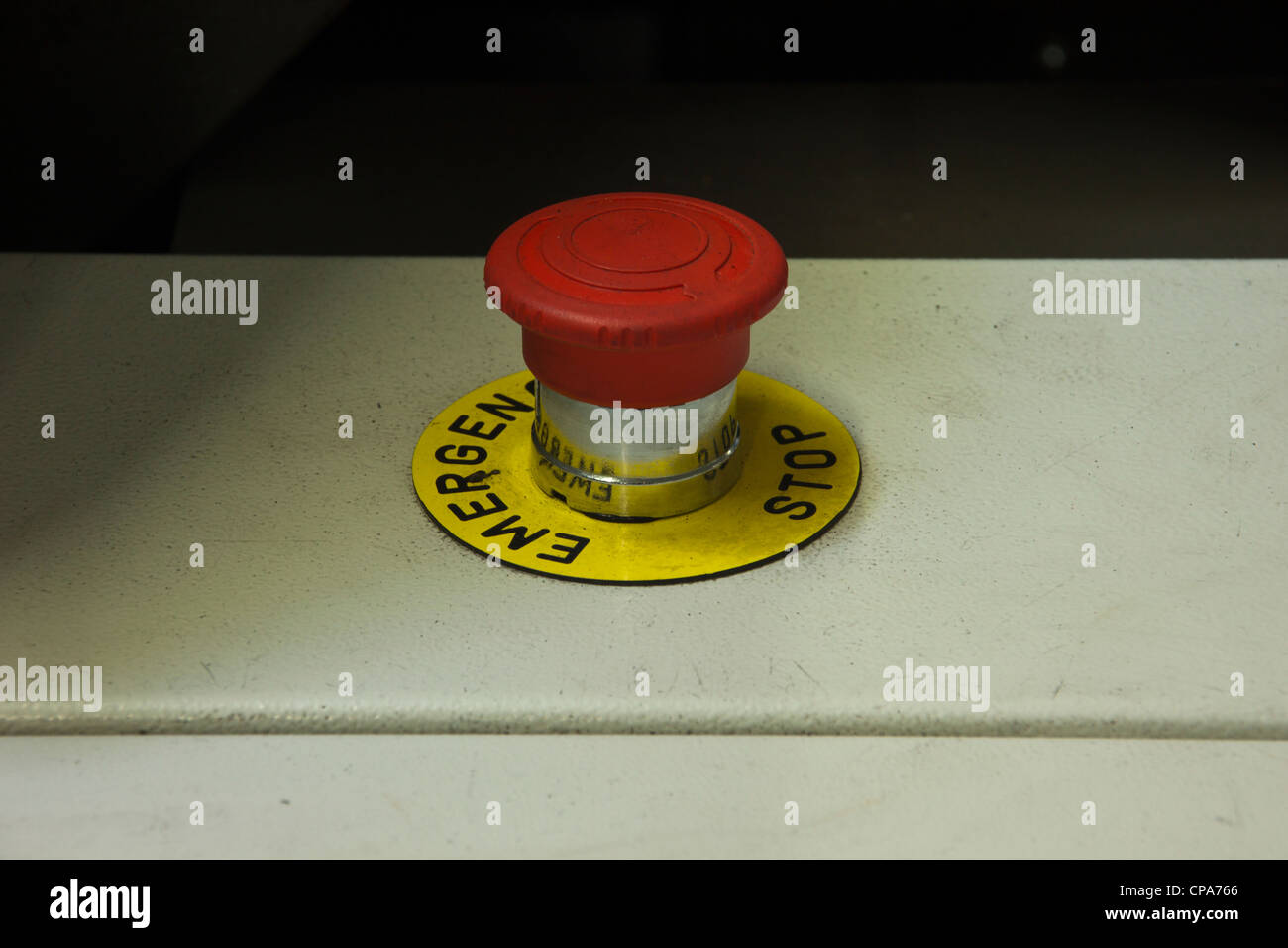 Emergency stop facility on reflow oven used in the assembly of ...