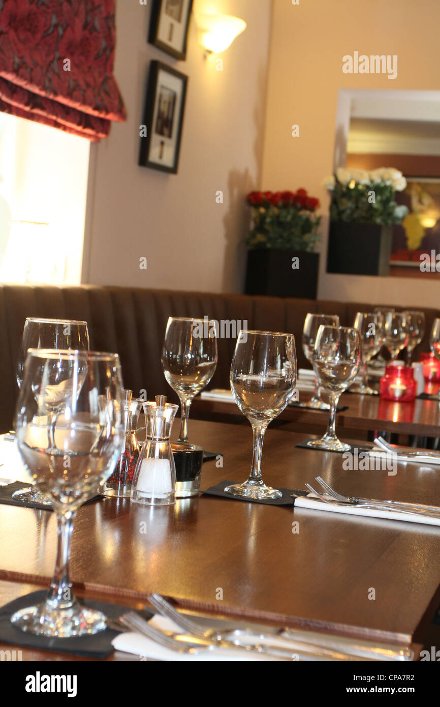 modern English restaurant gastropub Stock Photo - Alamy