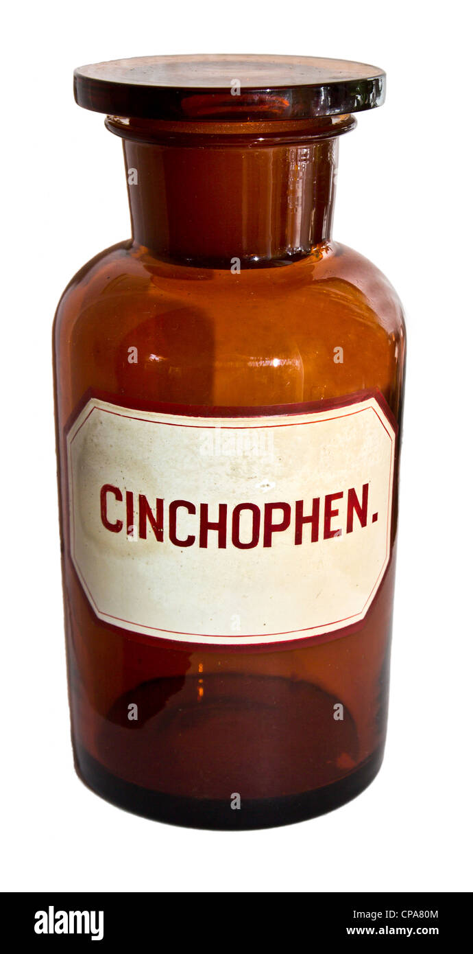 White line medical pill bottle Cut Out Stock Images & Pictures - Alamy