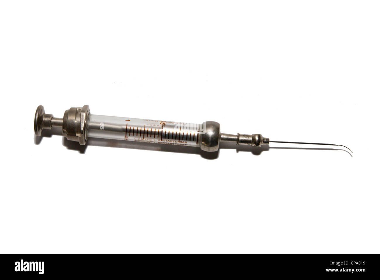 old medical syringe Stock Photo - Alamy