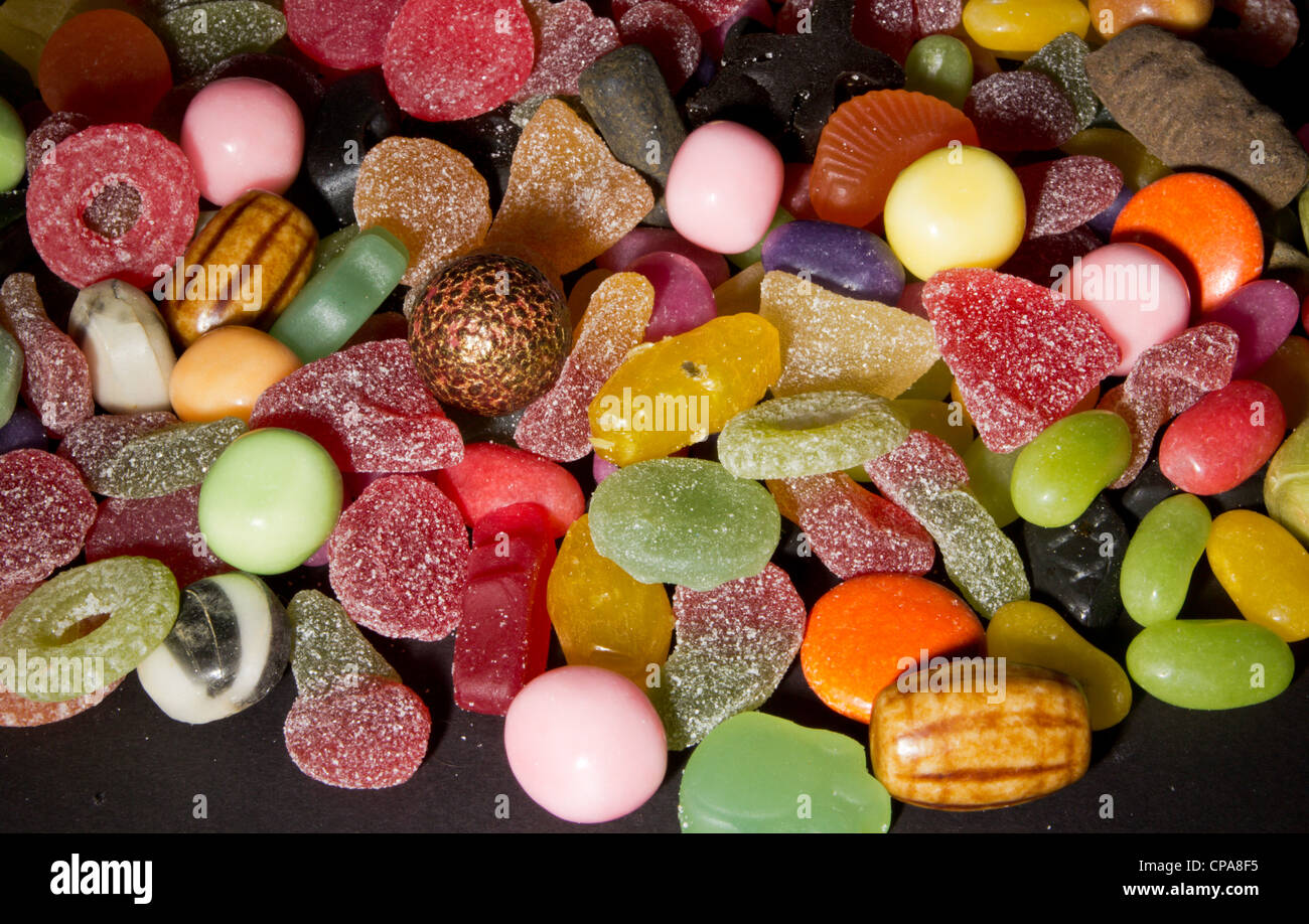 mix of candy Stock Photo - Alamy