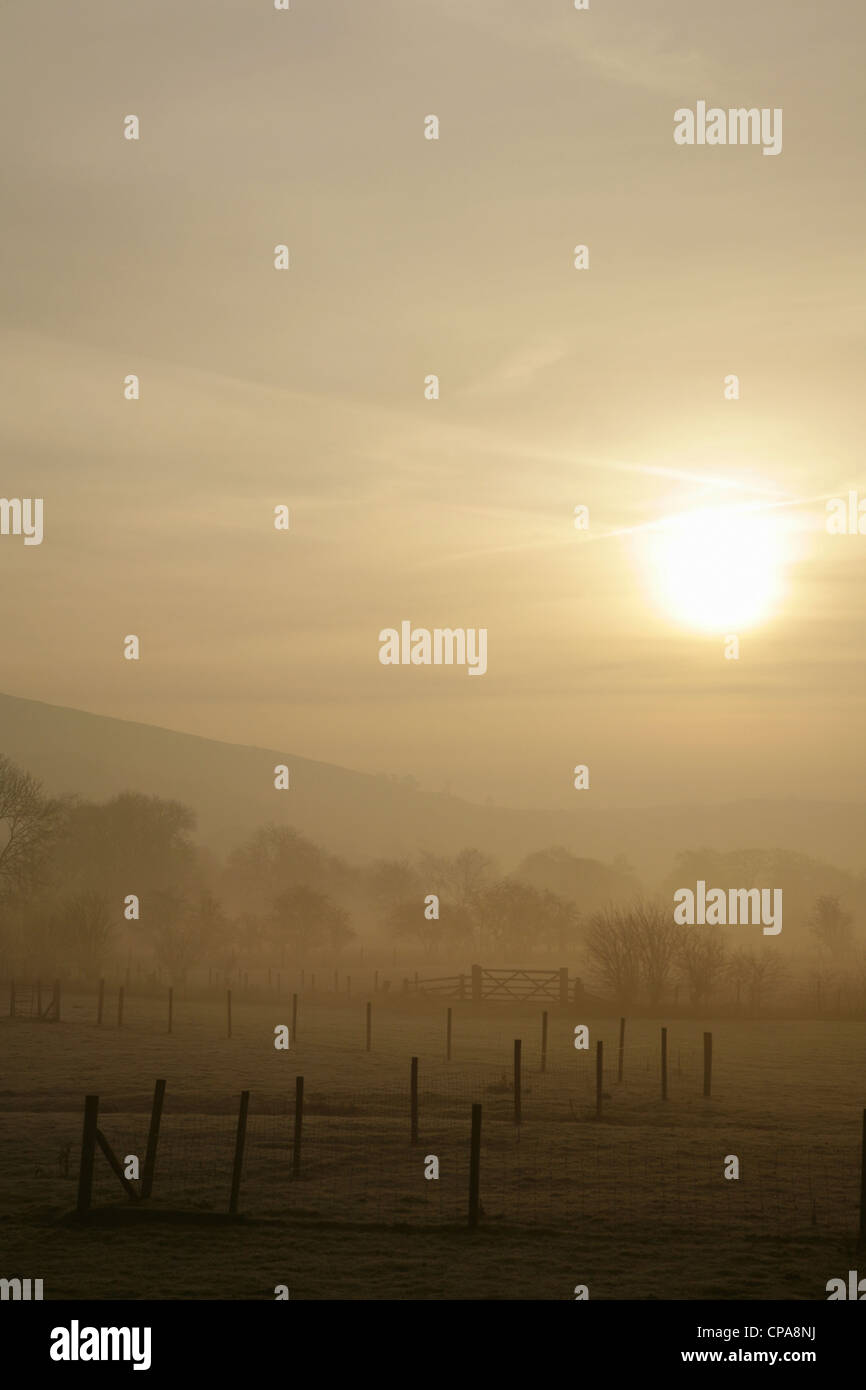 Dawn near Reeth, Swaledale, Yorkshire Dales Stock Photo - Alamy