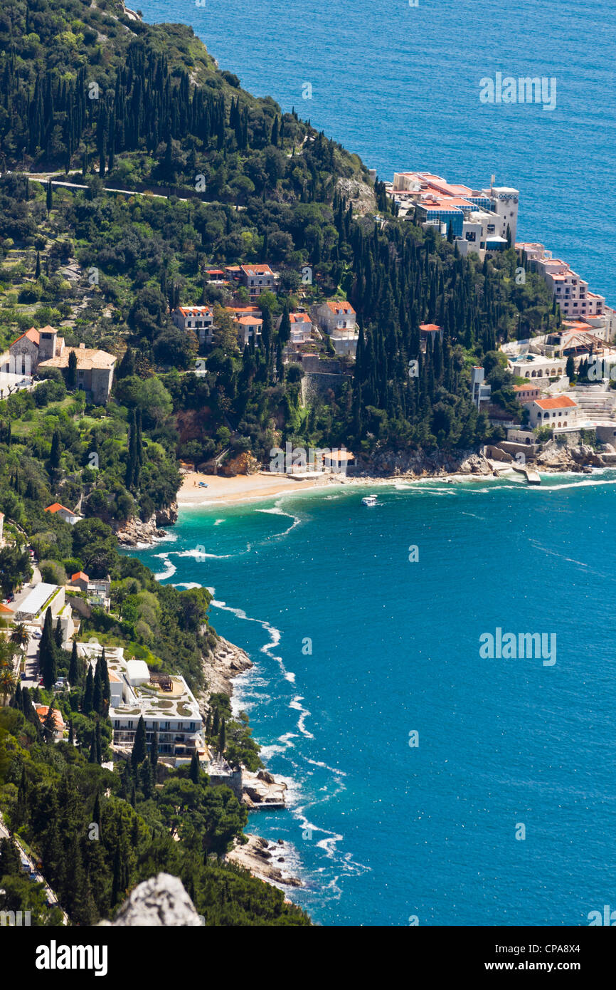 Dubrovnik, Croatia - cliffs and sea Stock Photo - Alamy