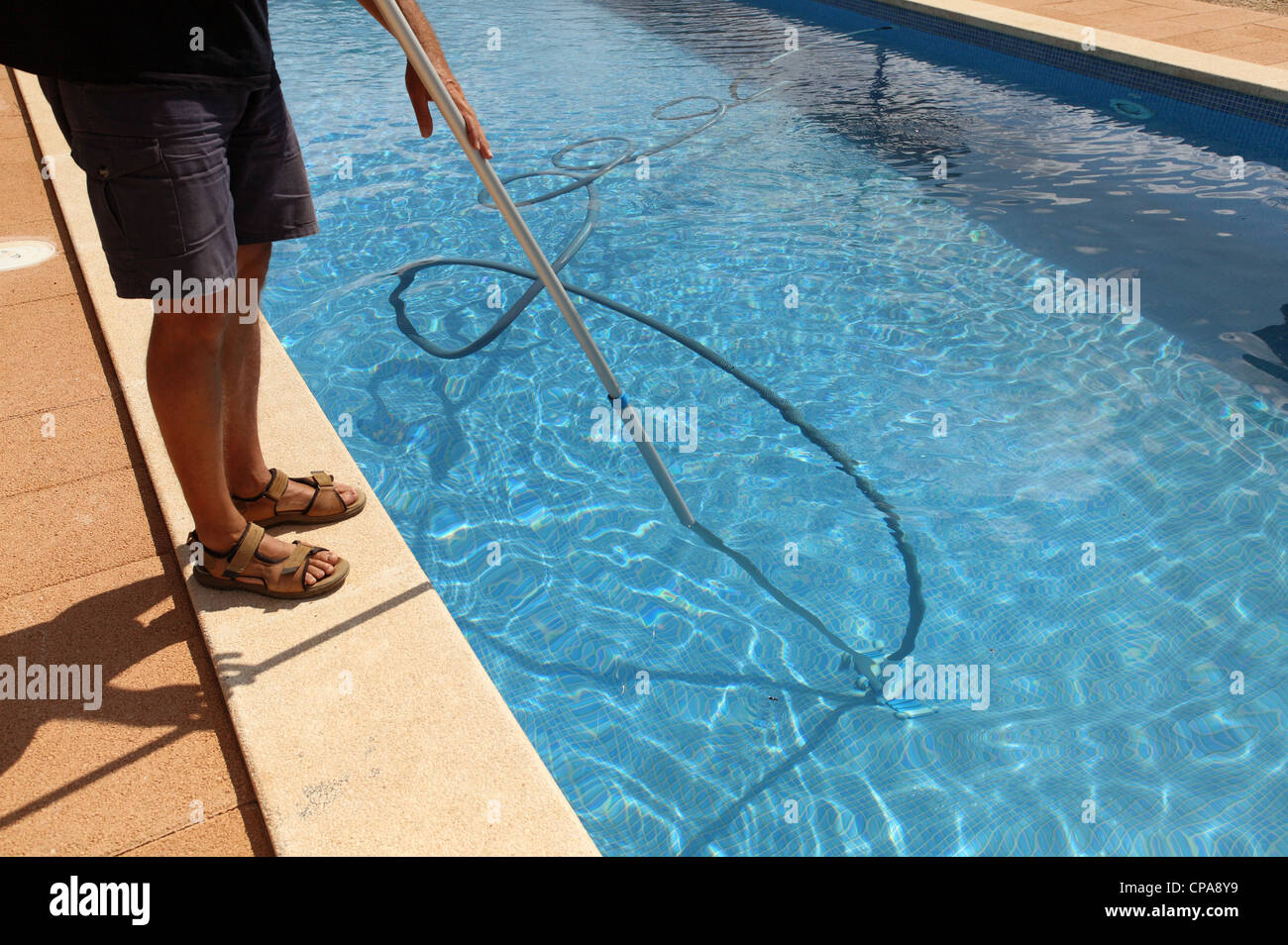 Water pool employee hi-res stock photography and images - Alamy