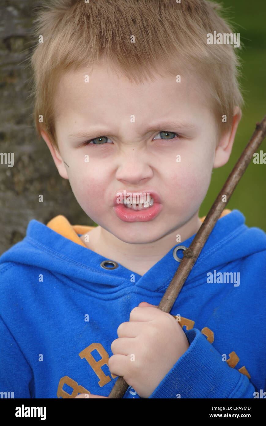angry little boy Stock Photo - Alamy