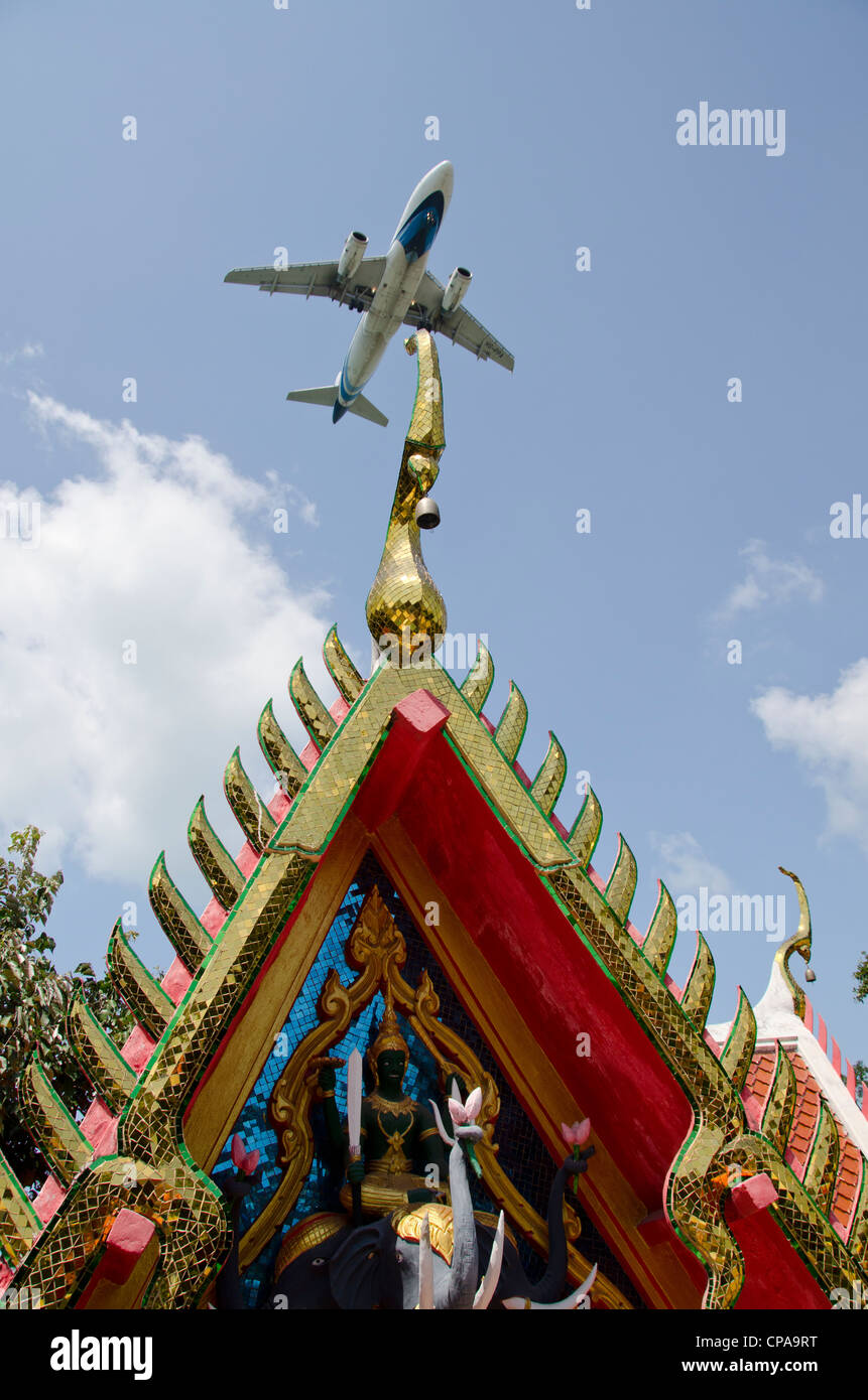 Thailand, Island of Ko Samui (aka Koh Samui), Fan Island. Wat Phra Yai ...