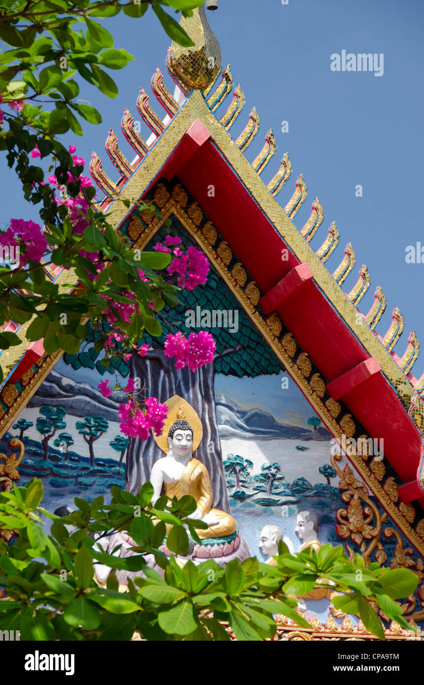 Thailand, Island of Ko Samui (aka Koh Samui), Fan Island. Wat Phra Yai ...