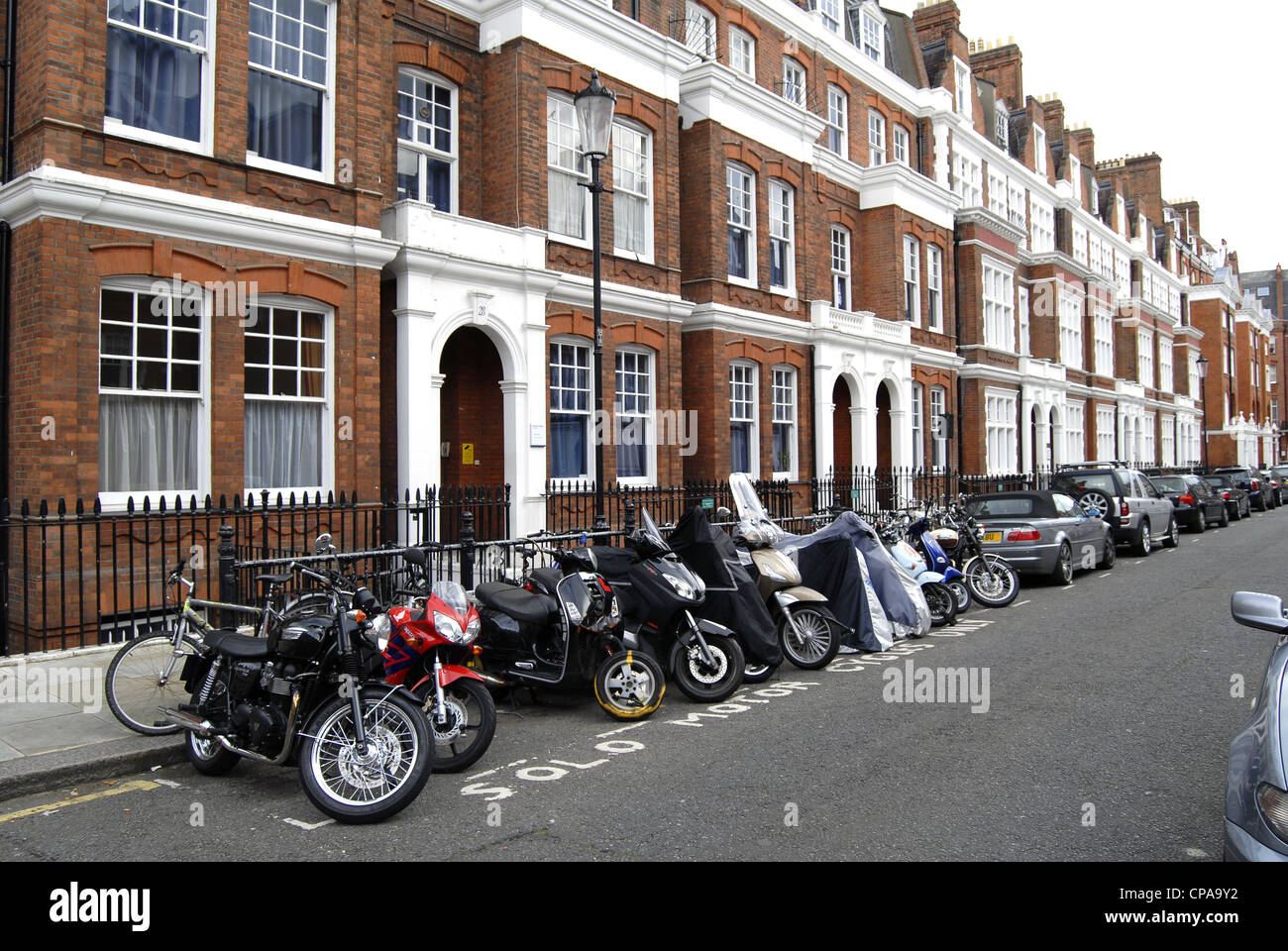 Motor Parking in London Stock Photo - Alamy