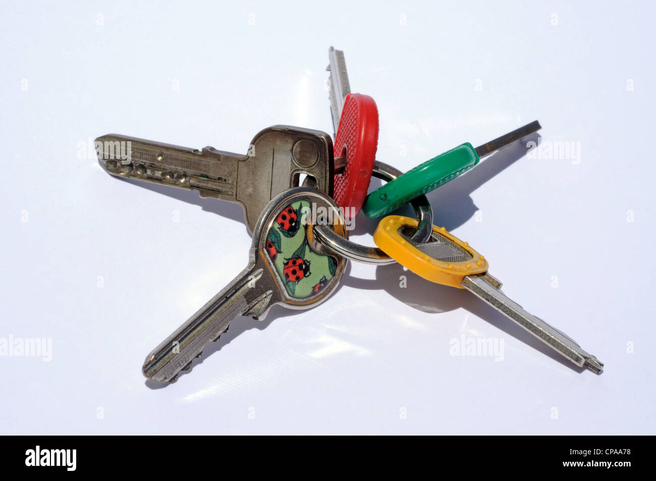 Bunch of household keys Stock Photo - Alamy