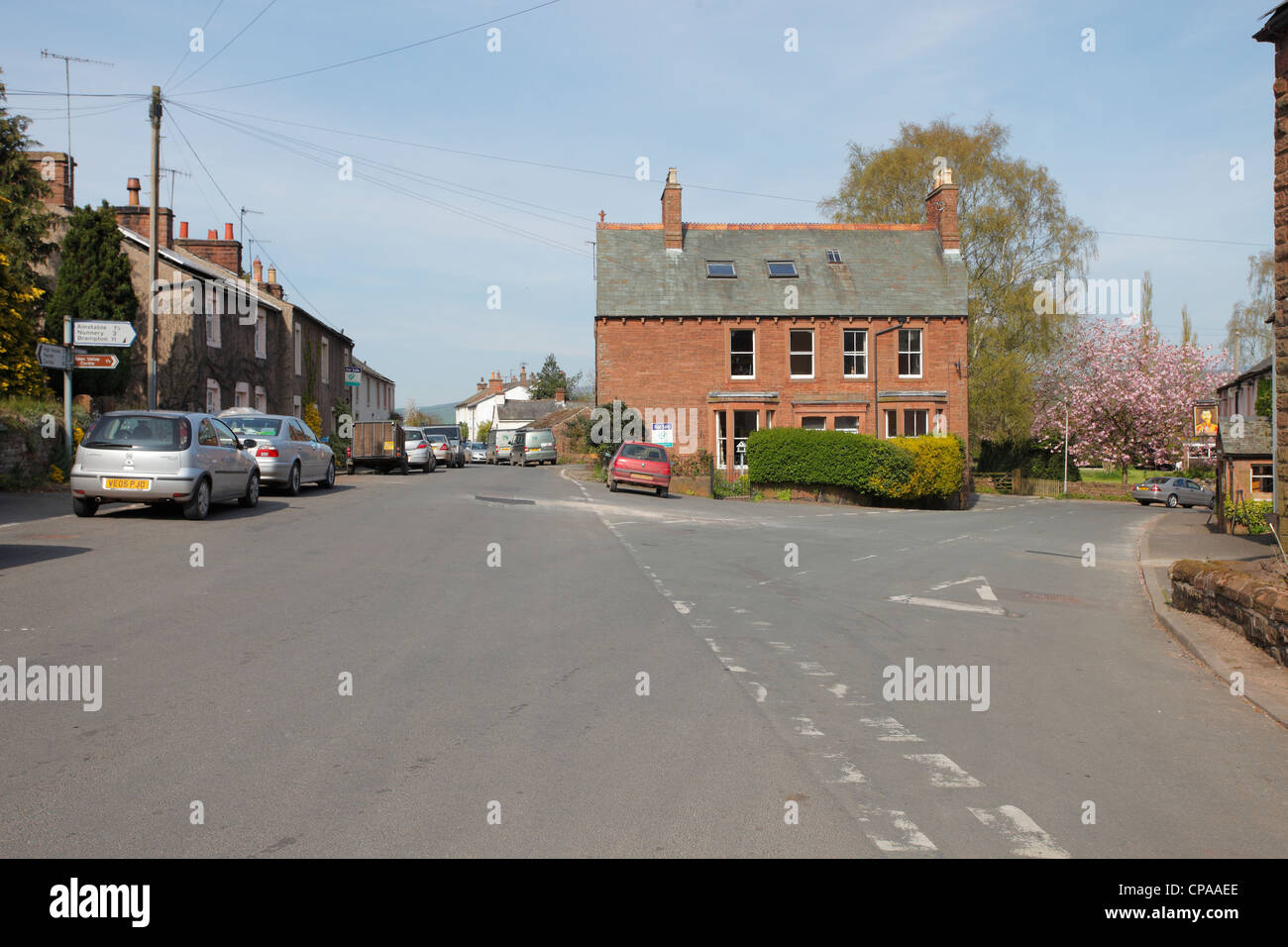 Front Street in Armathwaite, Cumbria, England, UK Stock Photo - Alamy
