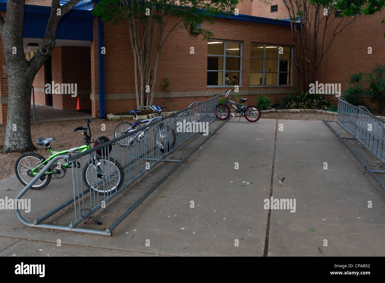 Elementary school shows virtual empty bike rack as more students are ...