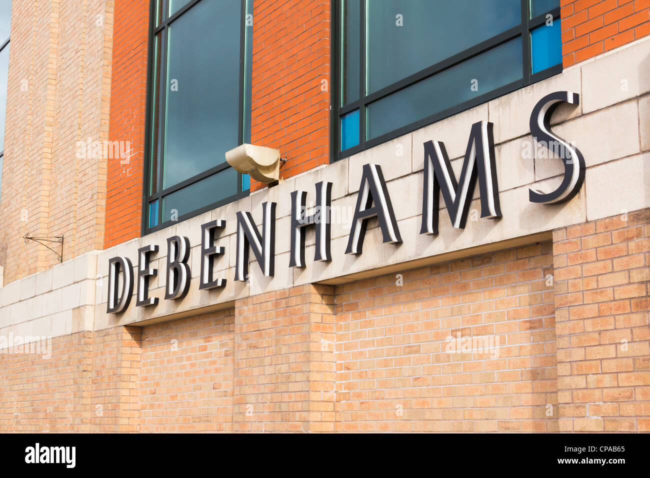 Debenhams sign outside the department store at the Trafford Centre near ...