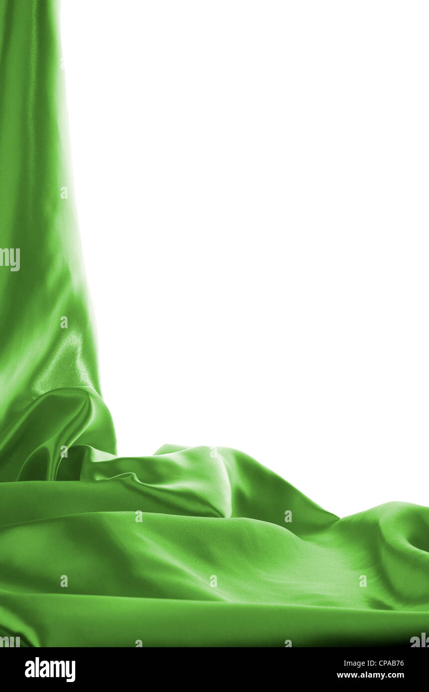 Green Cloth Background with space for text Stock Photo - Alamy