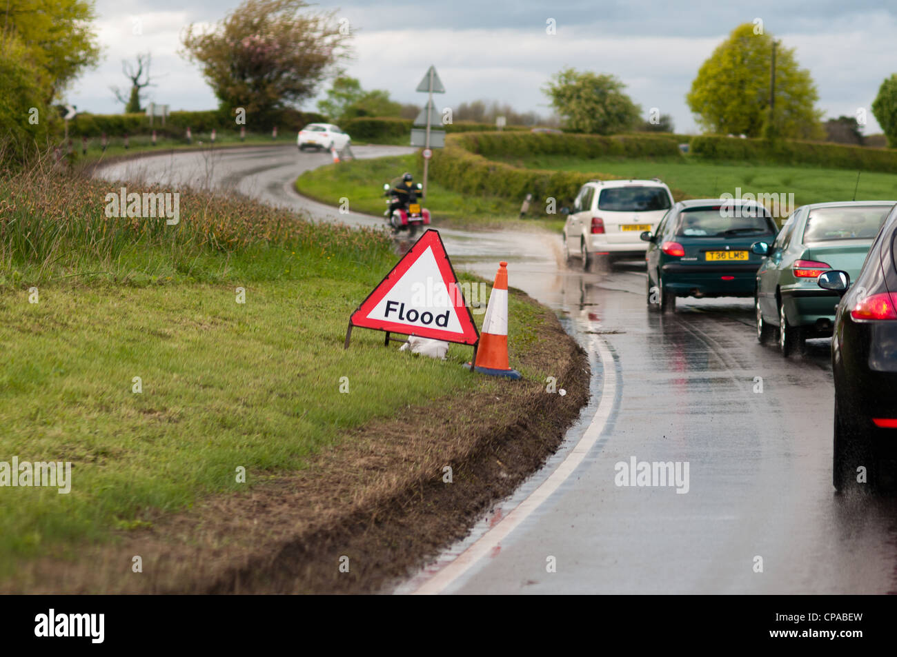 Rain in North Yorkshire Stock Photo - Alamy