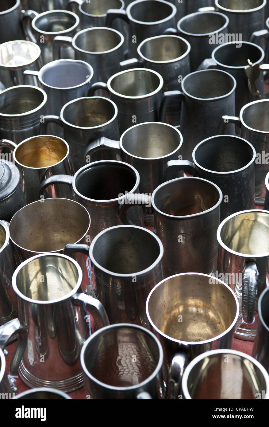 Metal tankards hi-res stock photography and images - Alamy