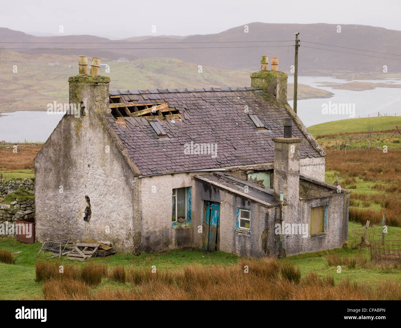 Abandoned Croft House, Isle of Lewis, Scotland Stock Photo - Alamy