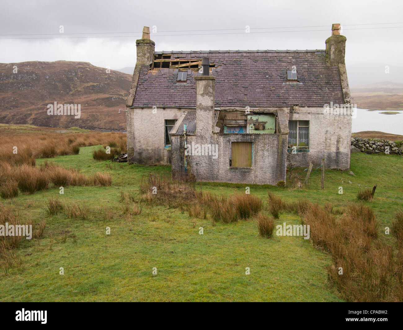Abandoned Croft House Isle Lewis High Resolution Stock Photography and ...