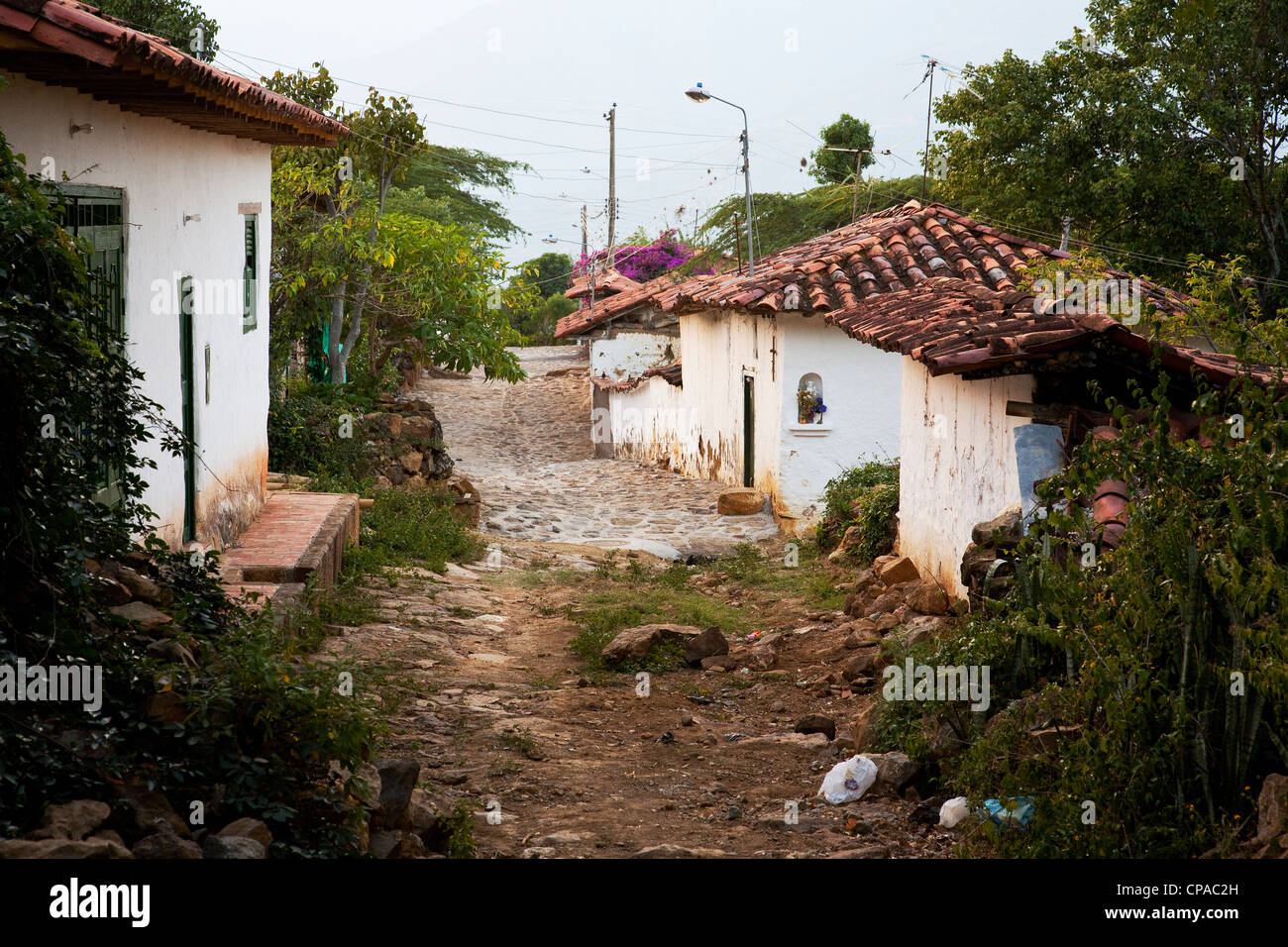 Guane village, Colombia Stock Photo - Alamy