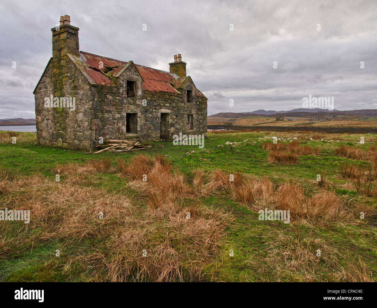Abandoned croft house isle lewis hi-res stock photography and images ...
