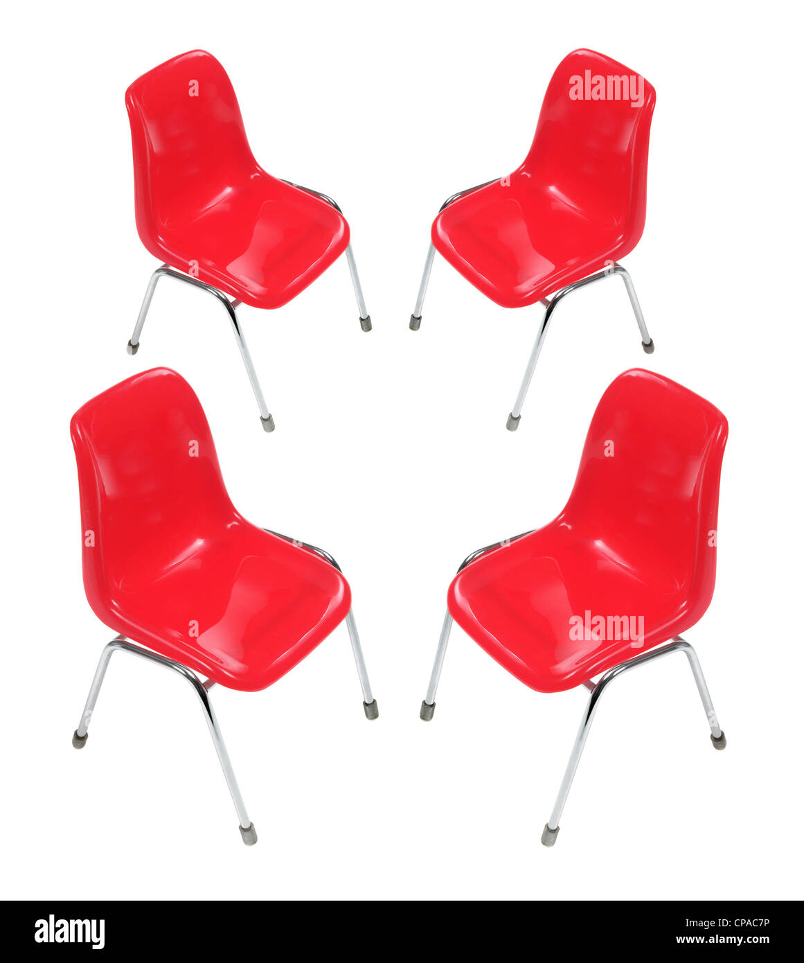 Miniature PVC Chairs Stock Photo - Alamy