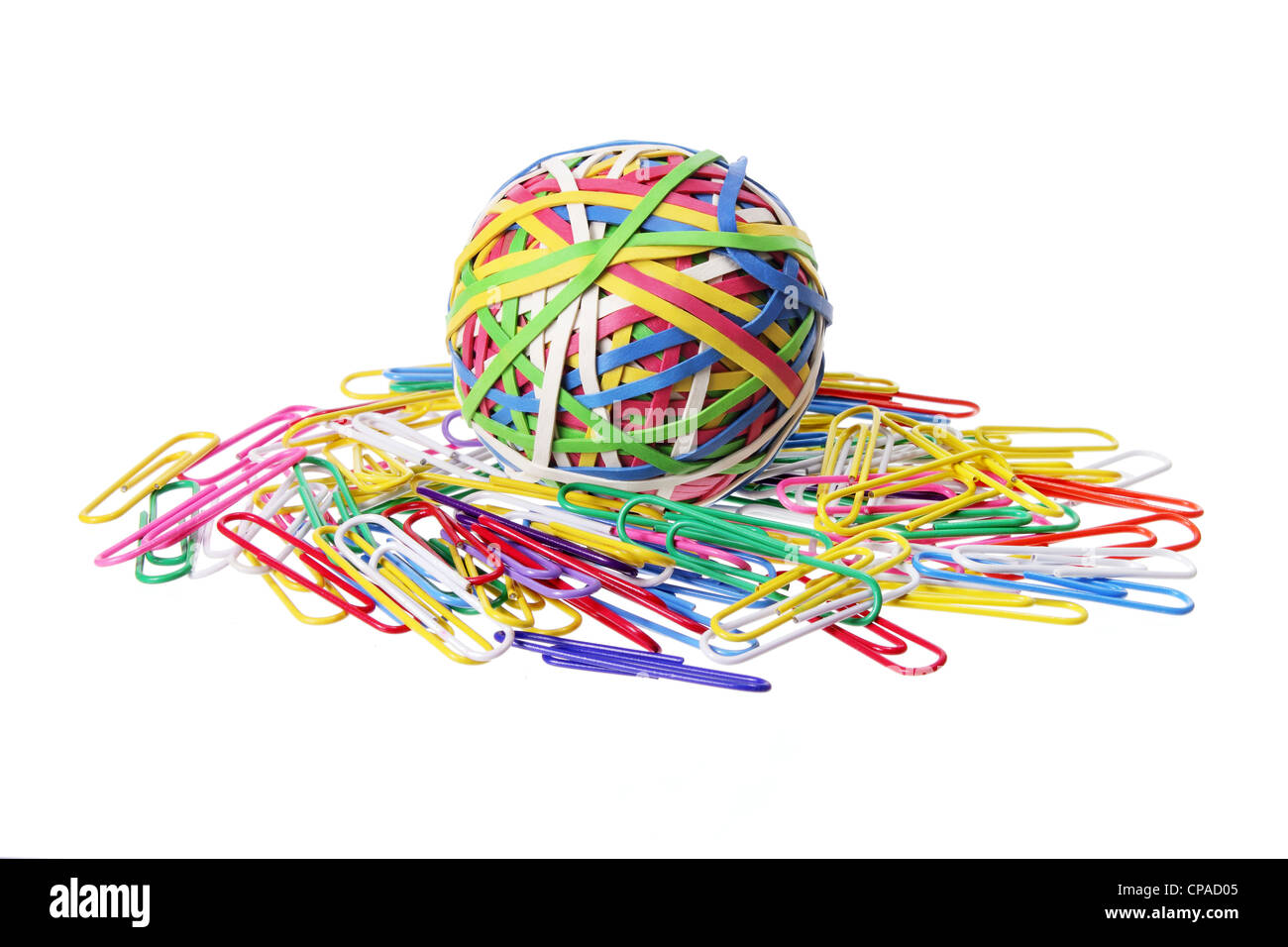 Rubber bands and paper clips hi-res stock photography and images - Alamy