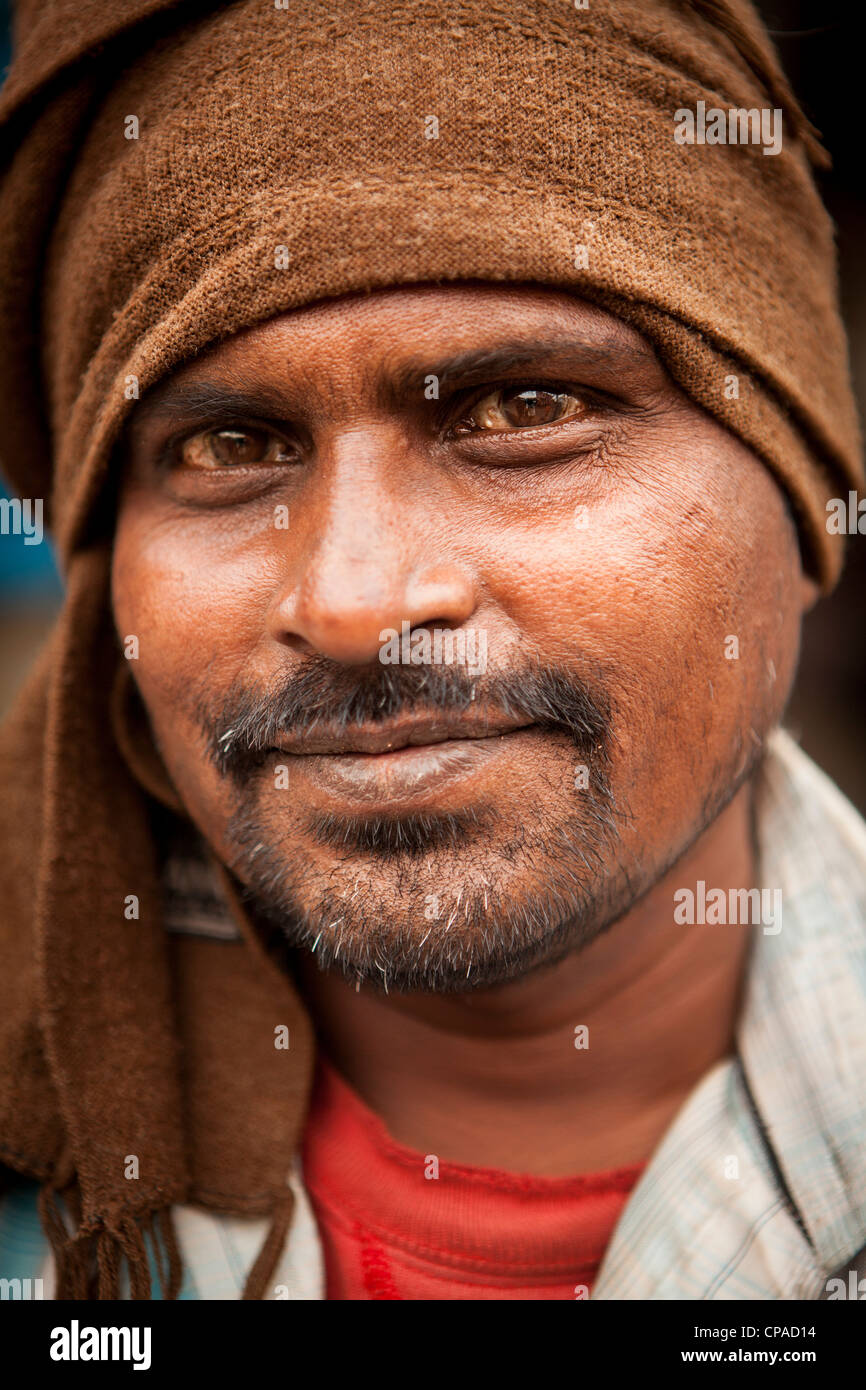 Portrait of Indian Man in Jharia, Dhanbad, Jharkhand, India Stock Photo ...