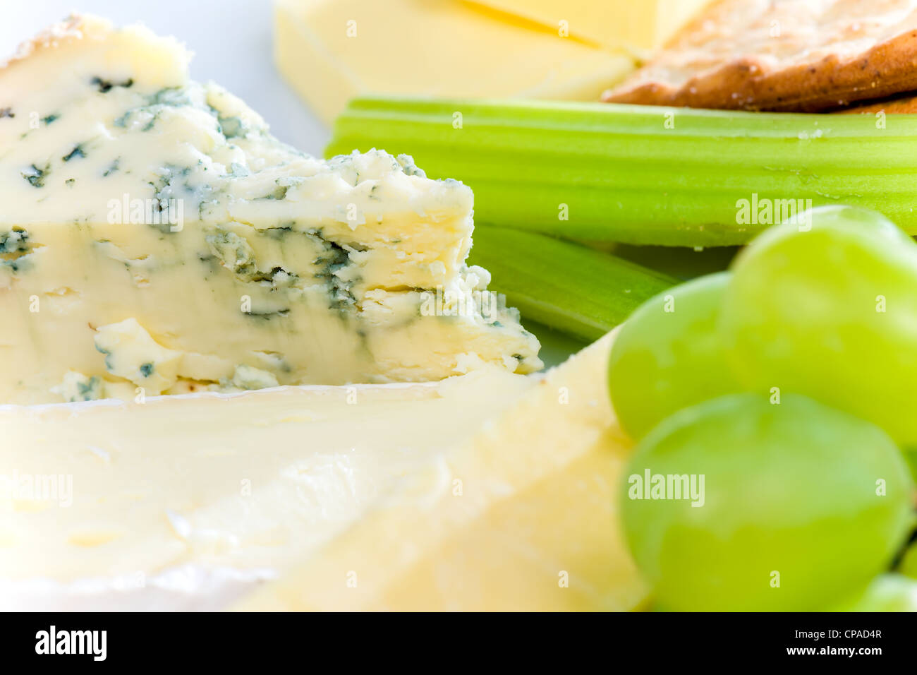 Chef's Presentation Dish - Cheese Selection Stock Photo - Alamy