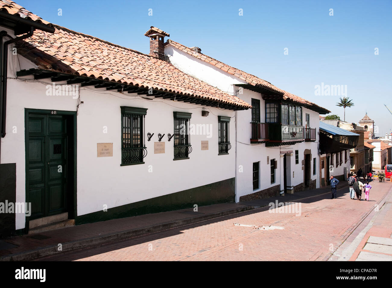 Bogota center old district Stock Photo - Alamy