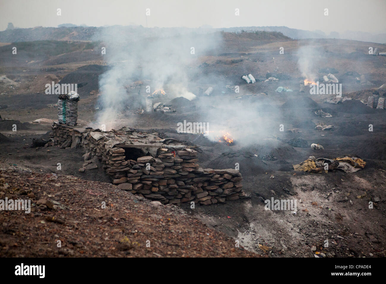 Landscape of Jharia coal field , Jharia, Dhanbad, Jharkhand, India ...