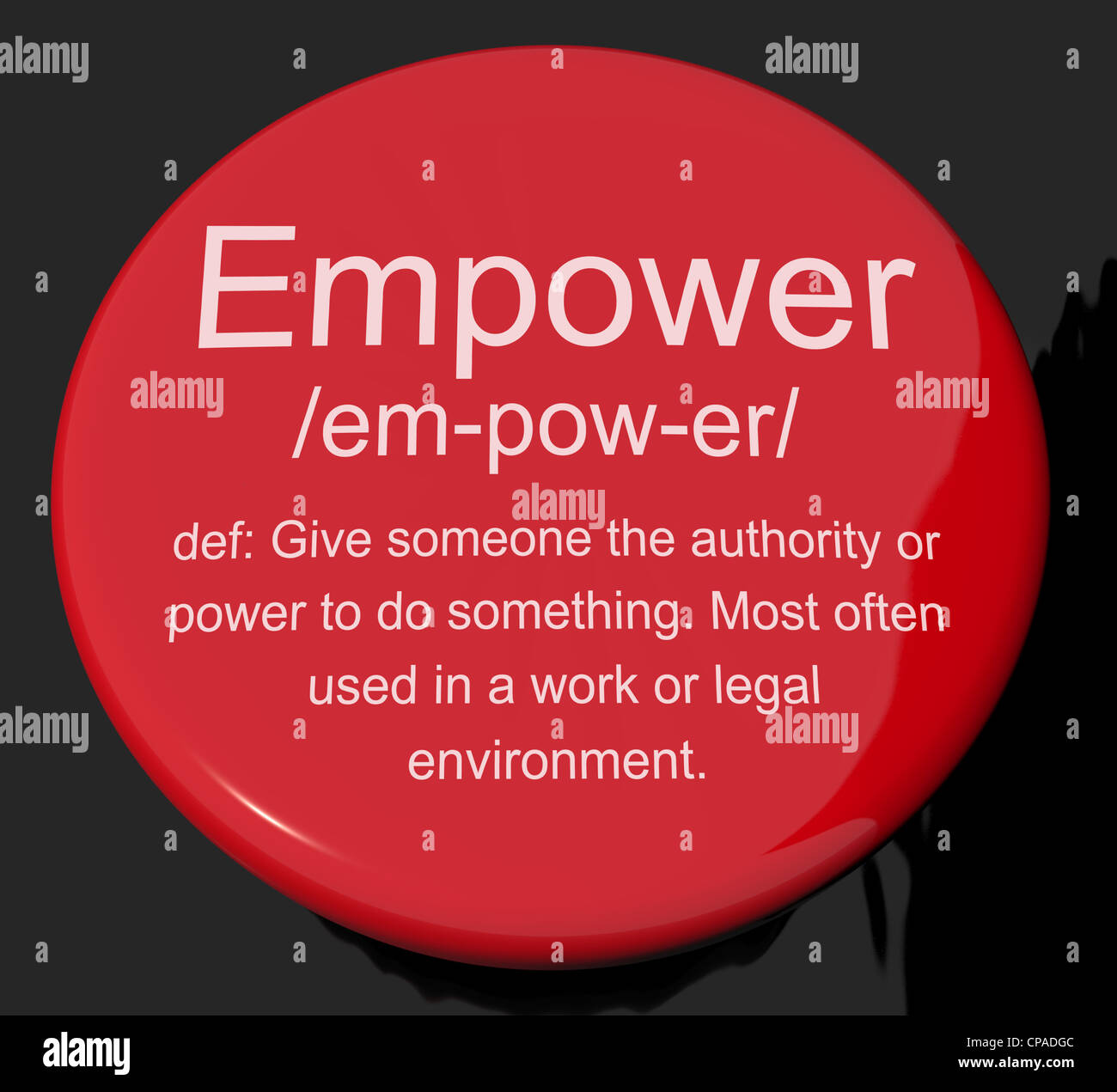Empowerment definition hi-res stock photography and images - Alamy