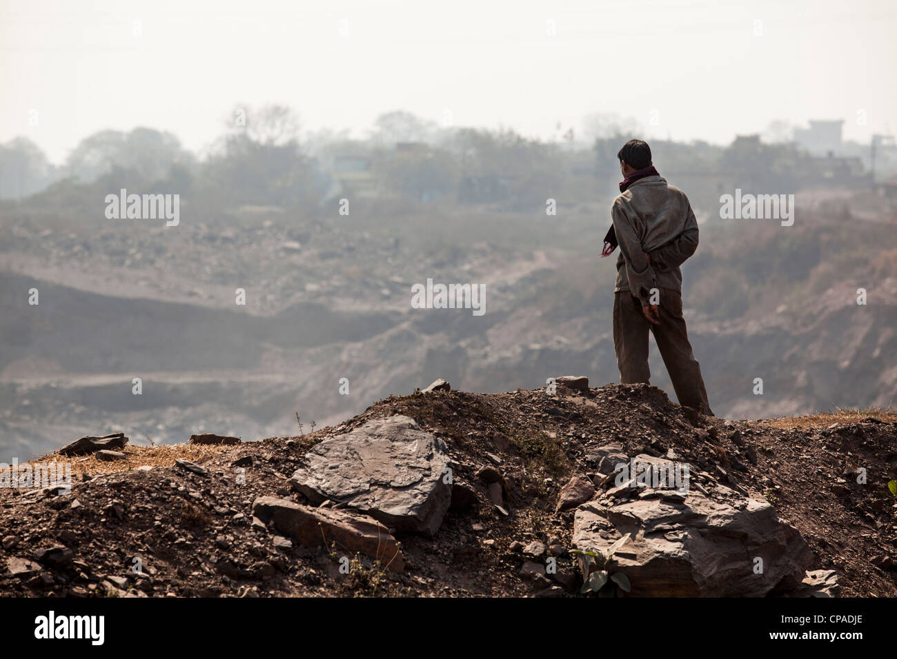 Landscape jharia coal field jharia hi-res stock photography and images ...