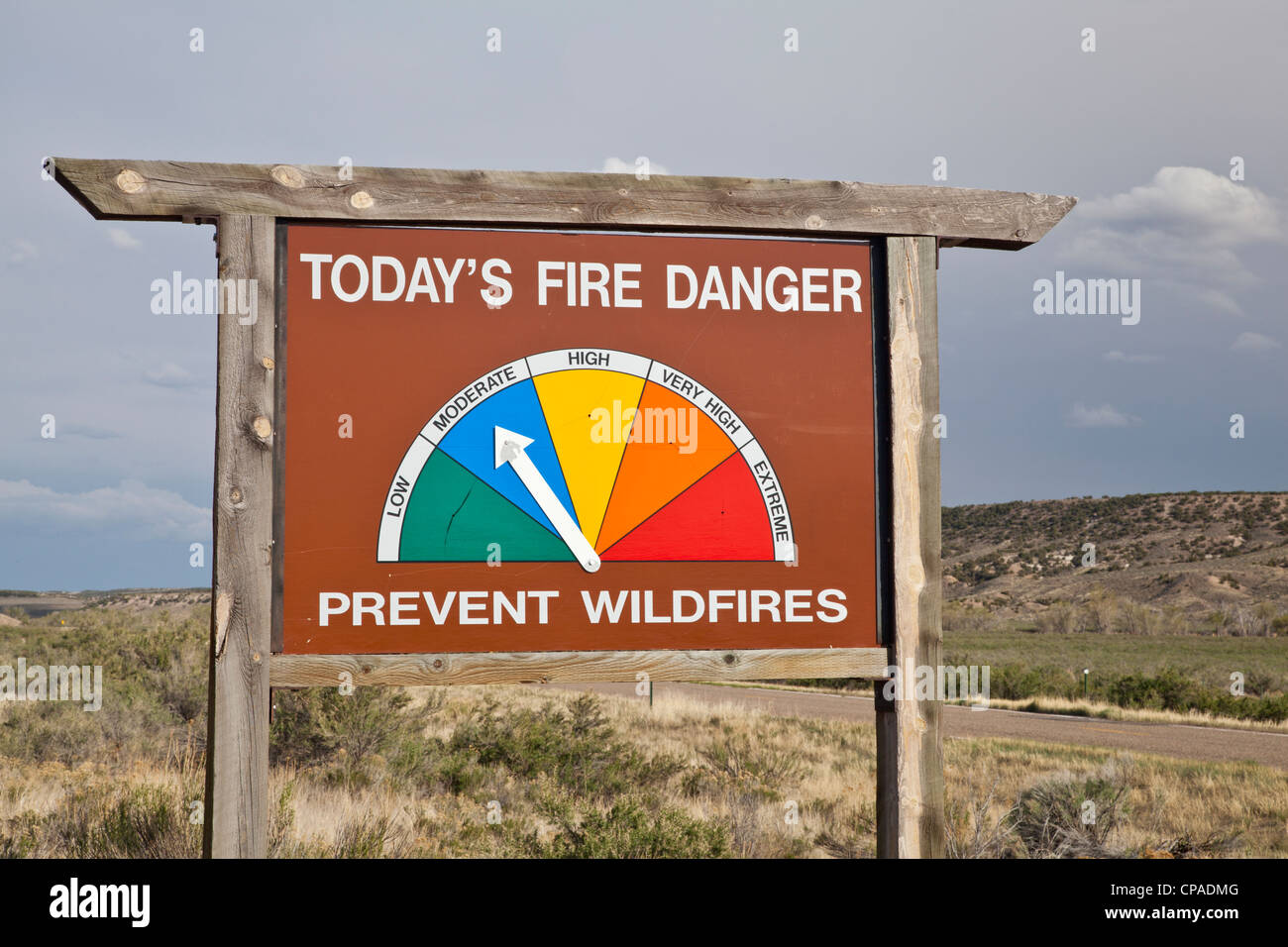 Fire danger warning sign in hi-res stock photography and images - Alamy