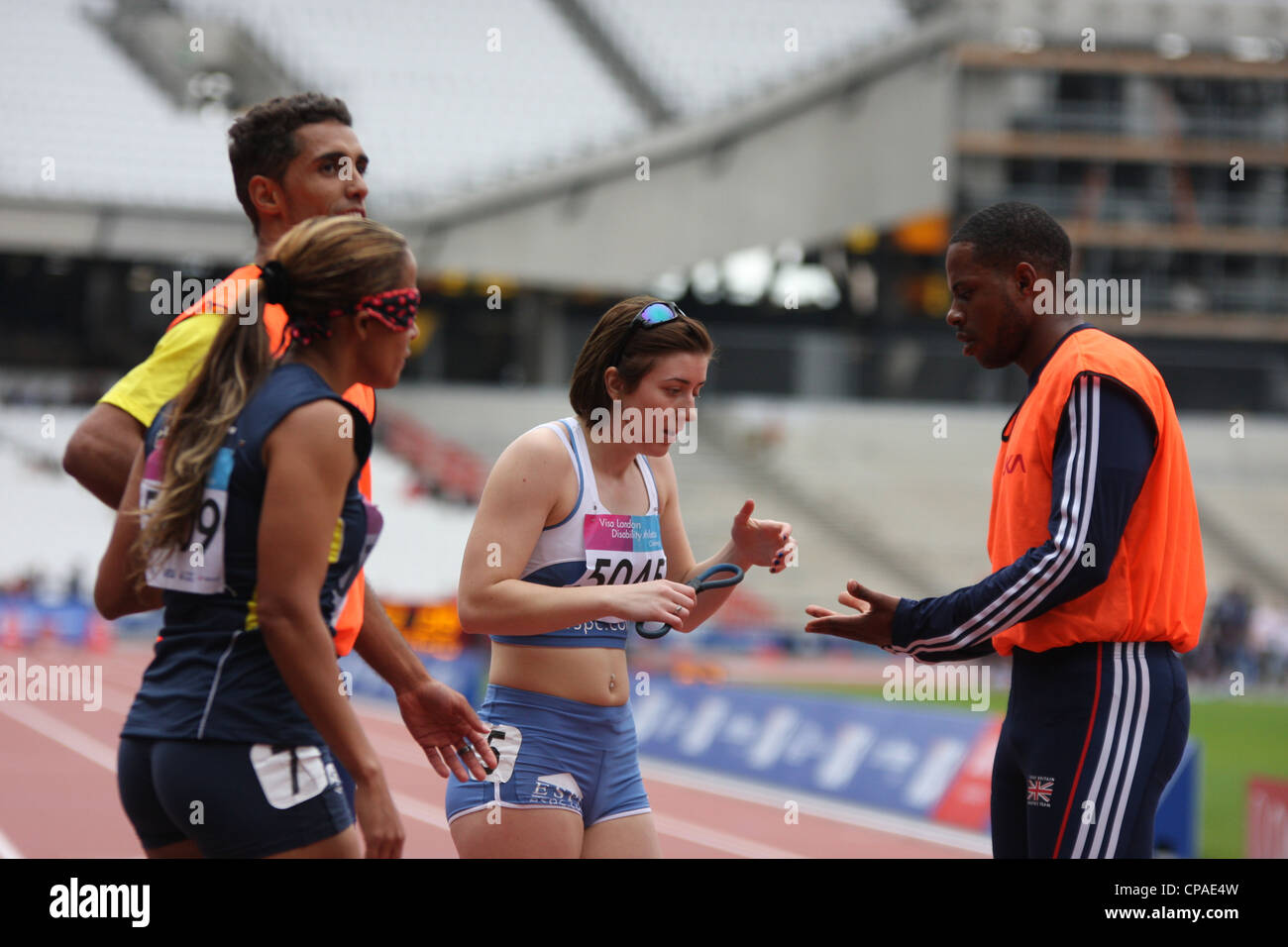 Libby Clegg at The Visa London Disability Athletics Challenge Olympic ...