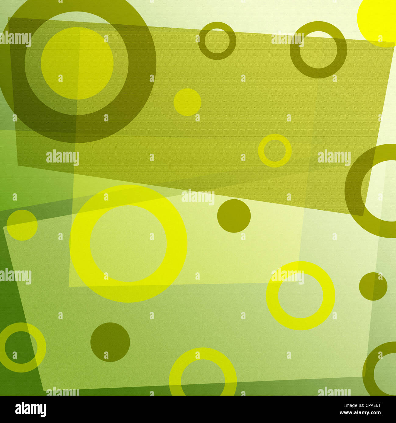 Abstract circles and shapes in shades of green color Stock Photo - Alamy