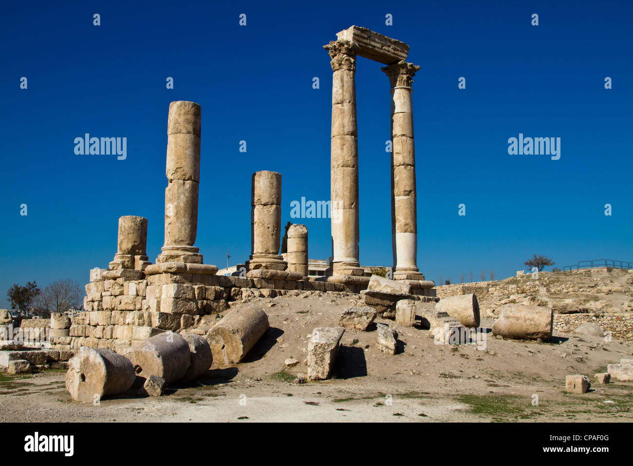 Roman ruins amman jordan hi-res stock photography and images - Alamy