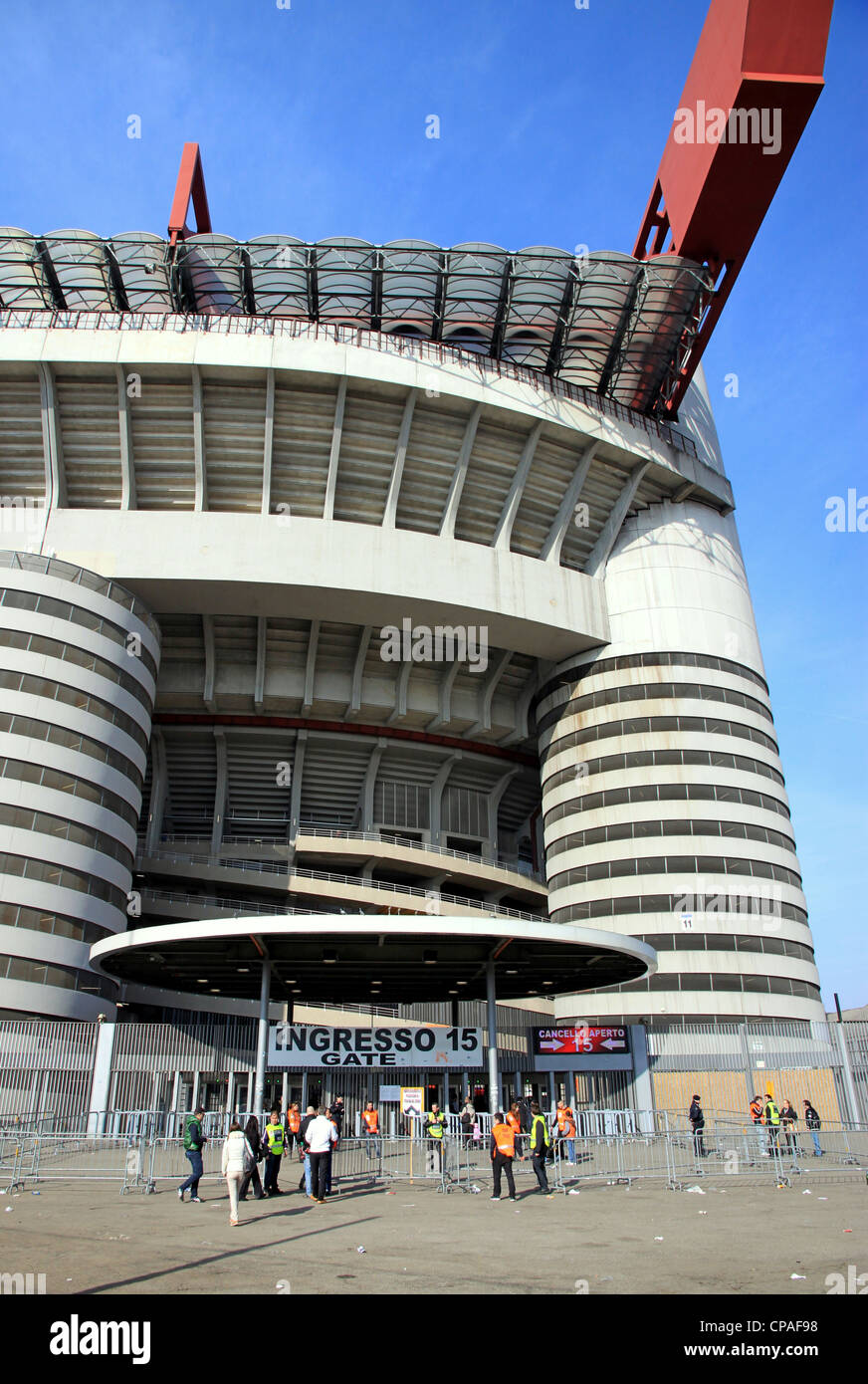 Entrance gate soccer stadium hi-res stock photography and images - Alamy