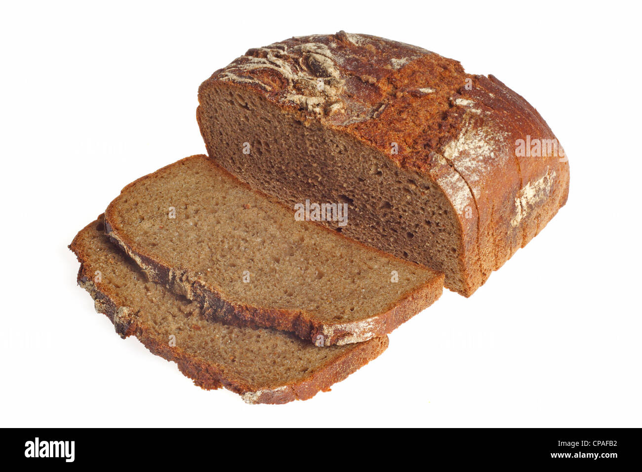 the Bread loaf photo on white background Stock Photo - Alamy