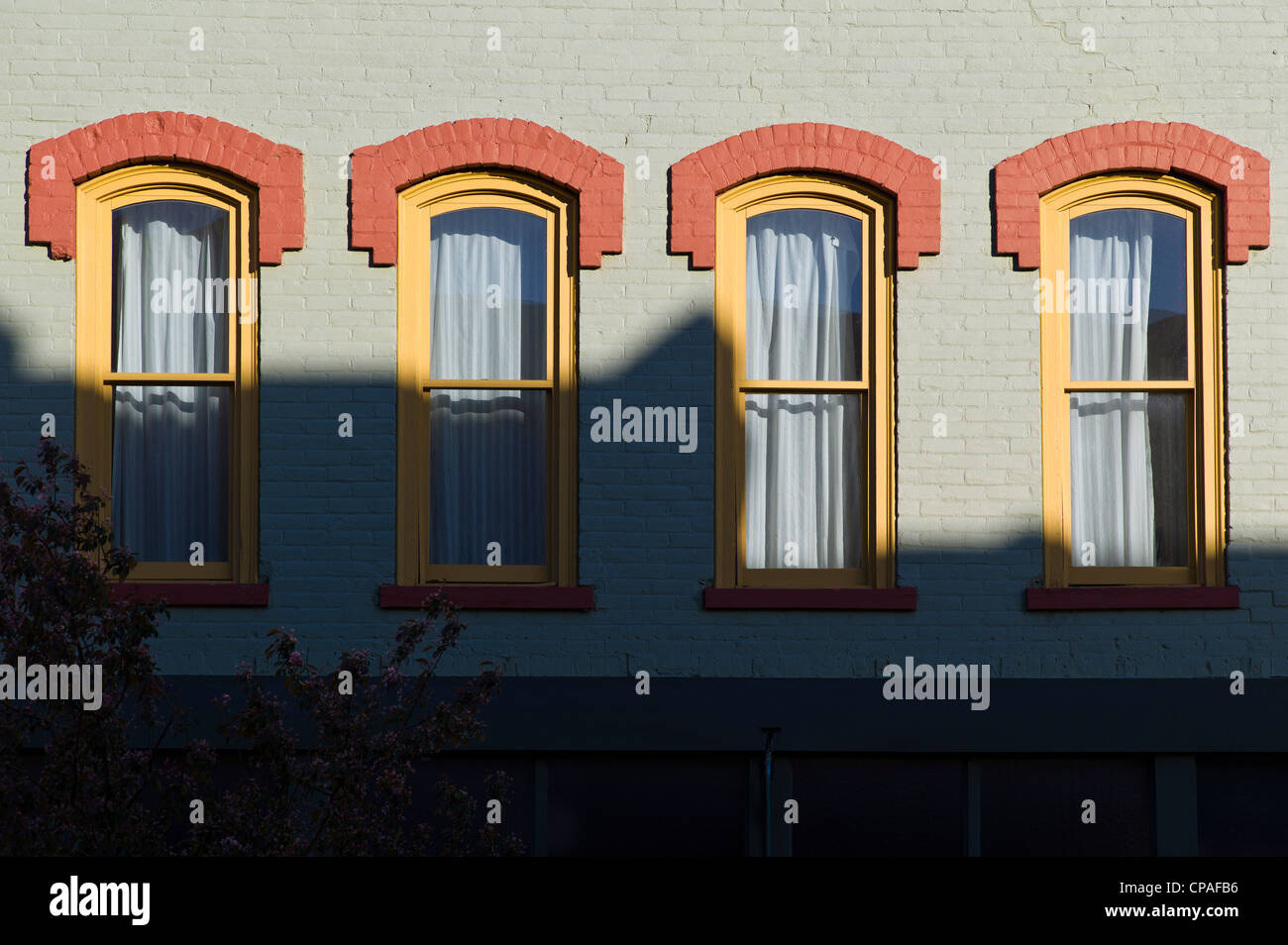 Historic downtown district, small mountain town of Salida, Colorado ...