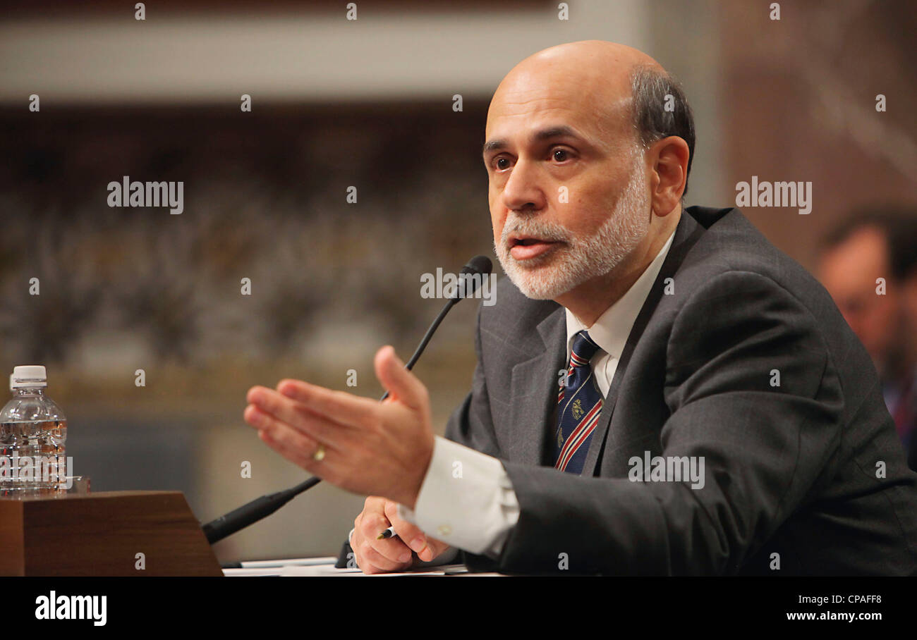 Ben Bernanke, Chairman of the Board of Governors of the Federal Reserve ...