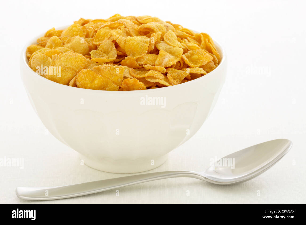 delicious and healthy corn flakes, served in a beautiful French Cafe au ...