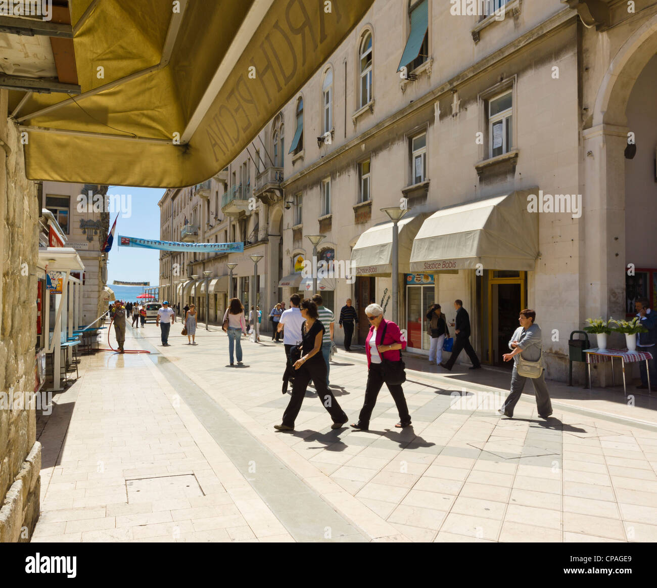 Marmontova pedestrian street hi-res stock photography and images - Alamy